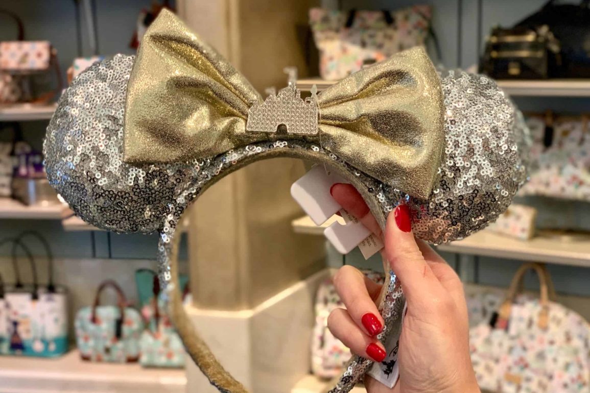 PHOTOS: New Sleeping Beauty Castle Minnie Ear Headband Shines at ...