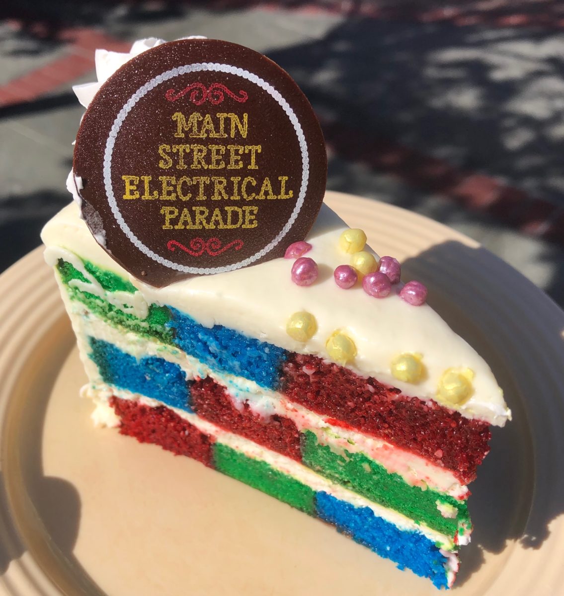 REVIEW: Limited Time Main Street Electrical Parade Cake at Plaza Inn in ...