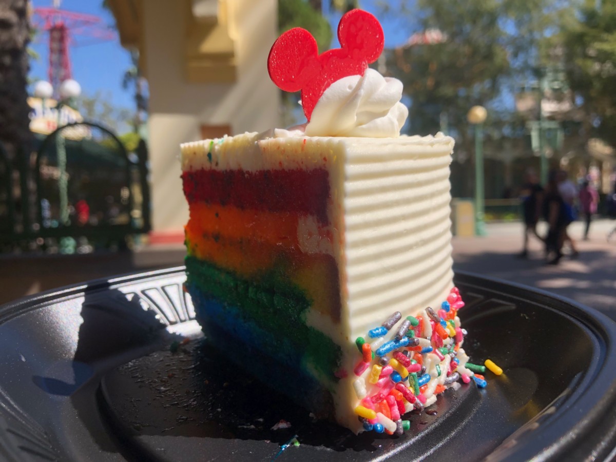 Disneyland Rainbow Cake 06 - WDW News Today