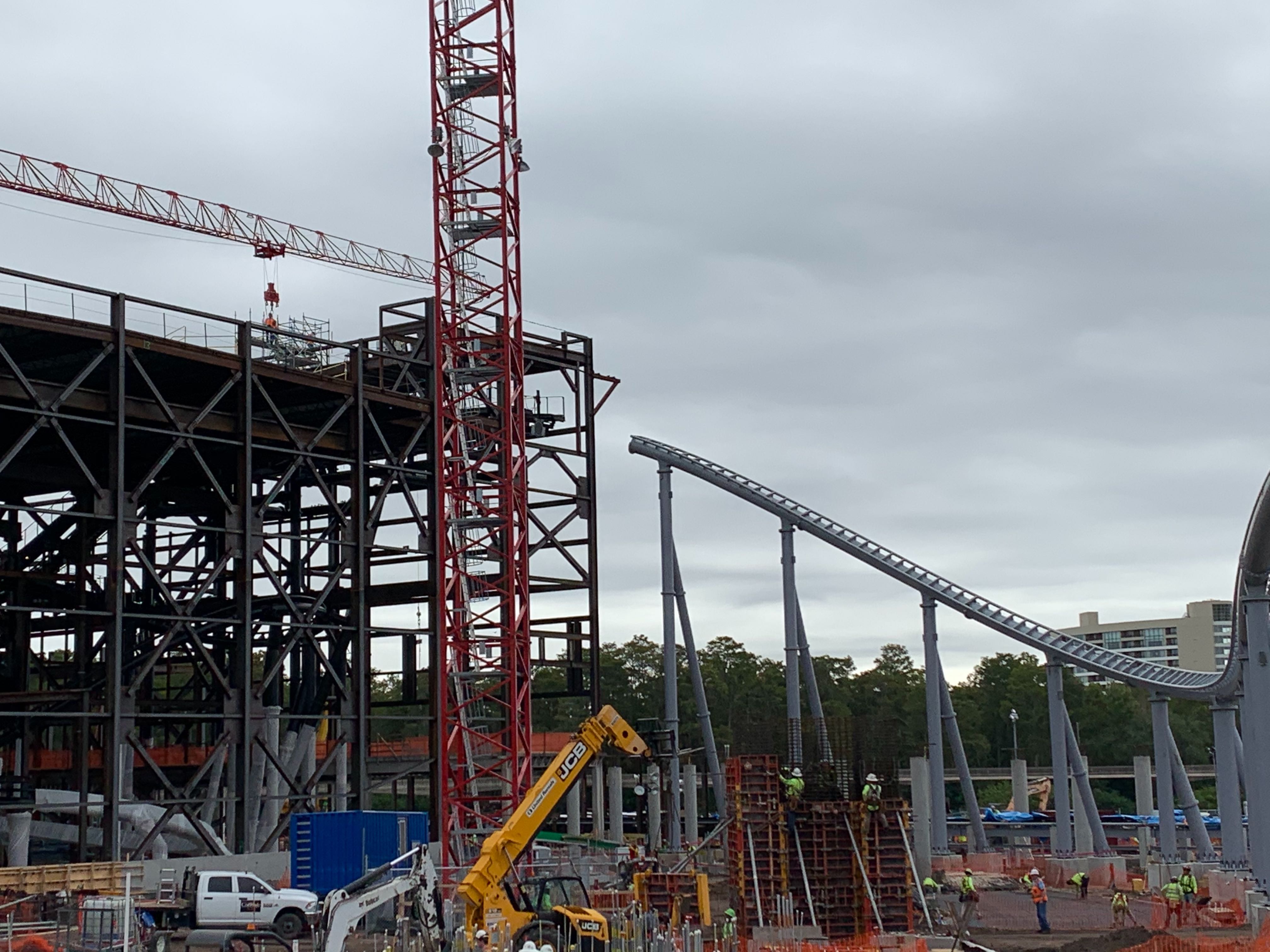 tron lightcycle run full exterior track installed magic kingdom_4 - WDW ...