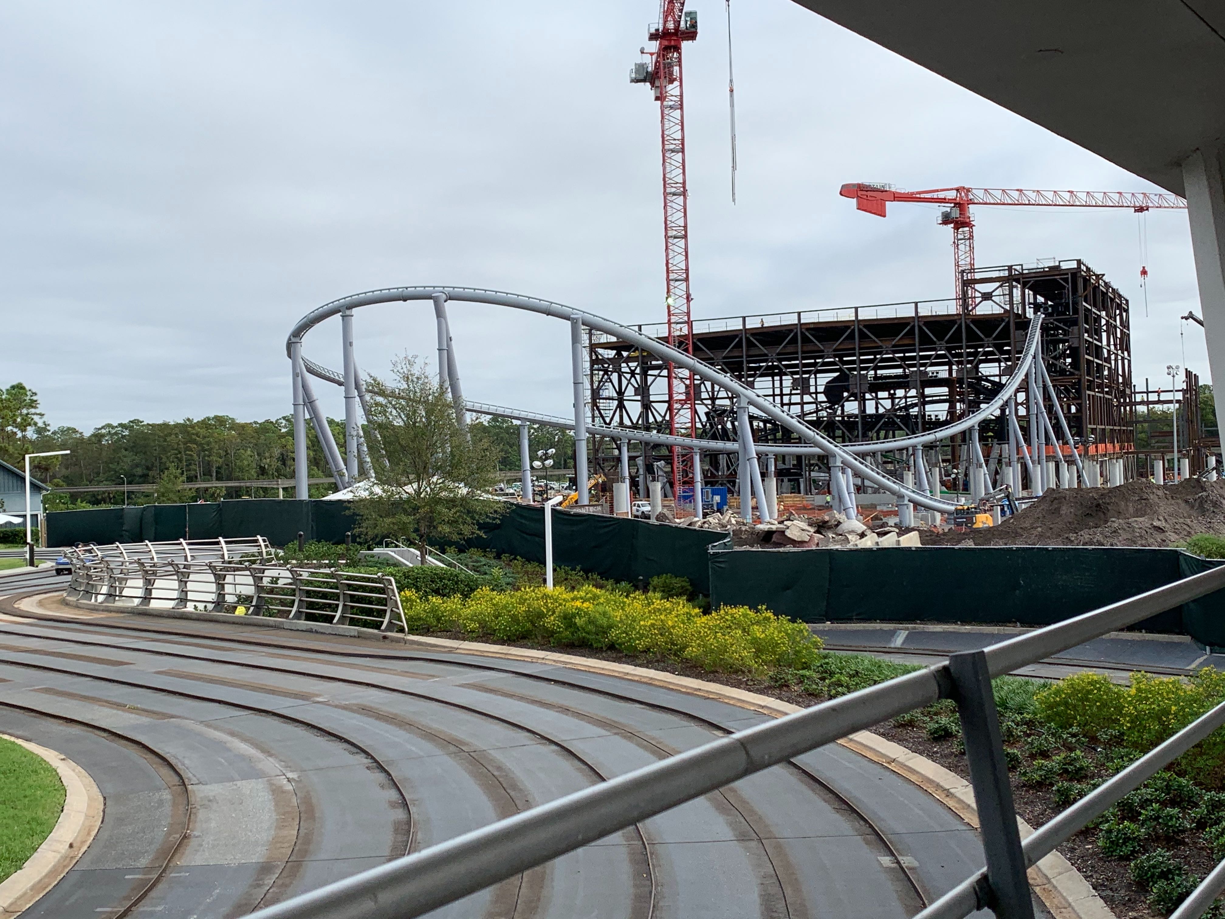 tron lightcycle run full exterior track installed magic kingdom_6 - WDW ...