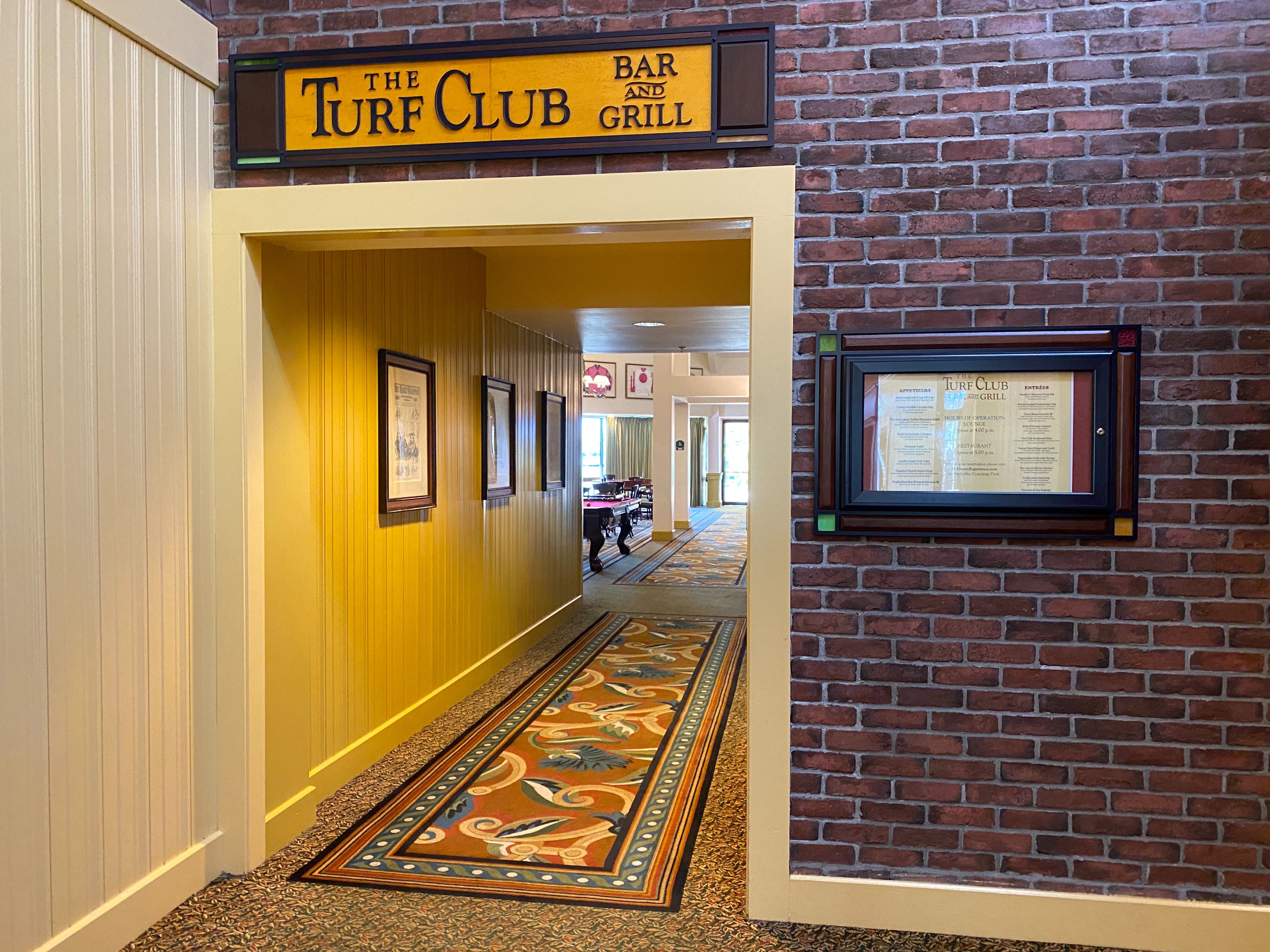 the turf club bar and grill interior entrancce - WDW News Today
