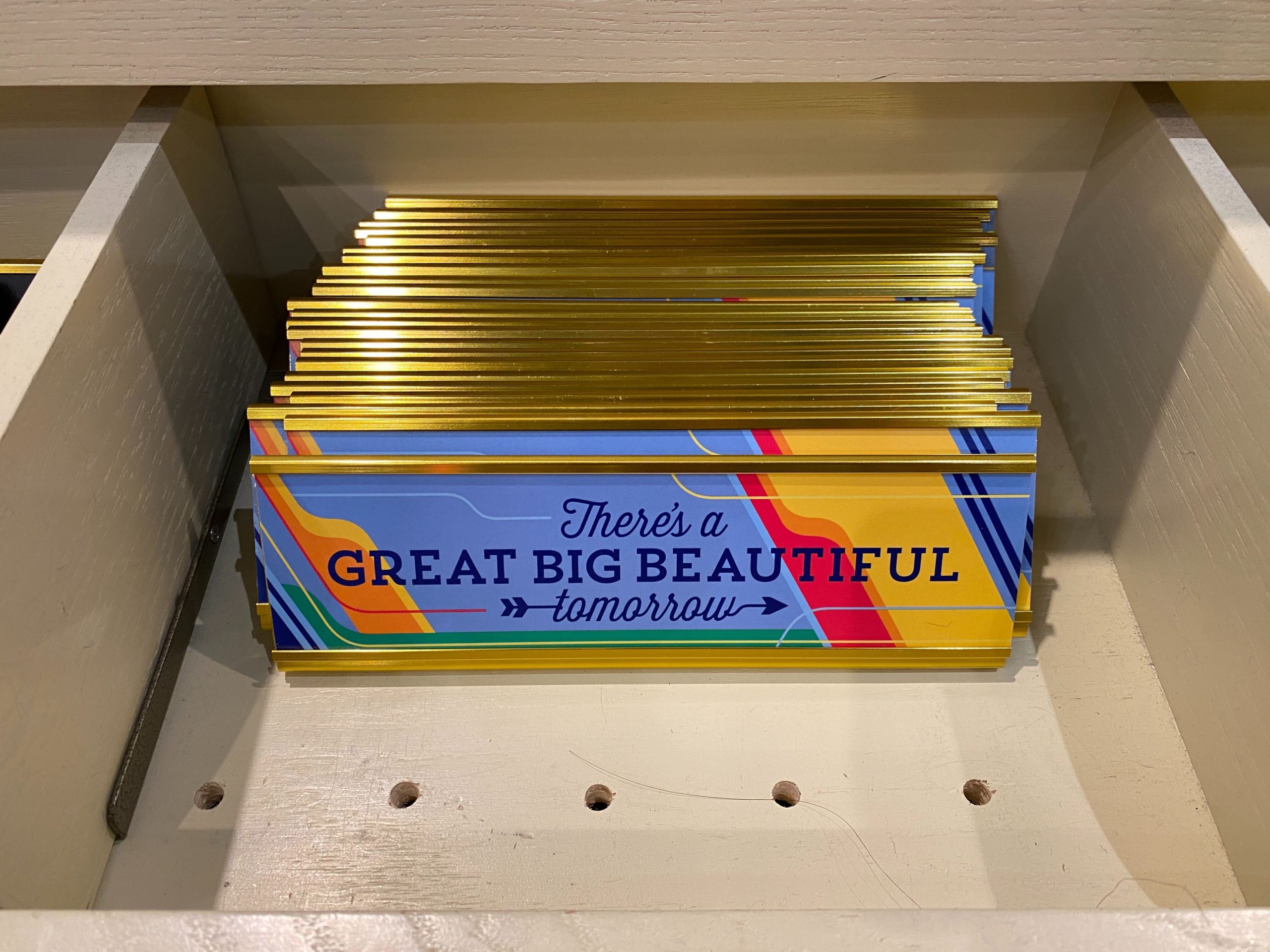 carousel of progress name plates (2) - WDW News Today