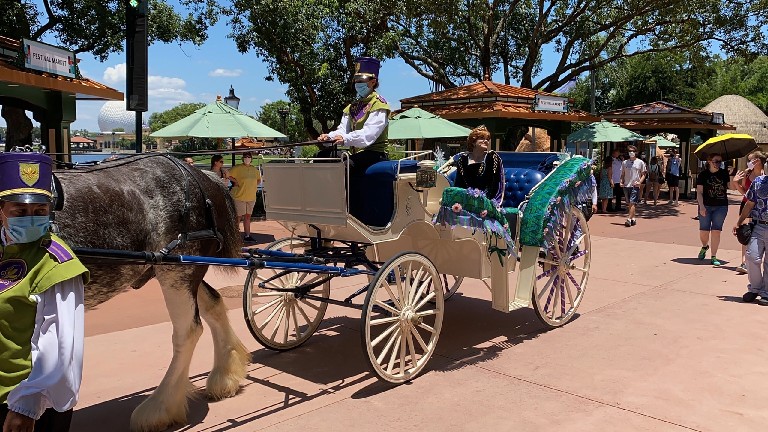 epcot frozefrozen promenade anna elsan promenade reopening new (5 ...