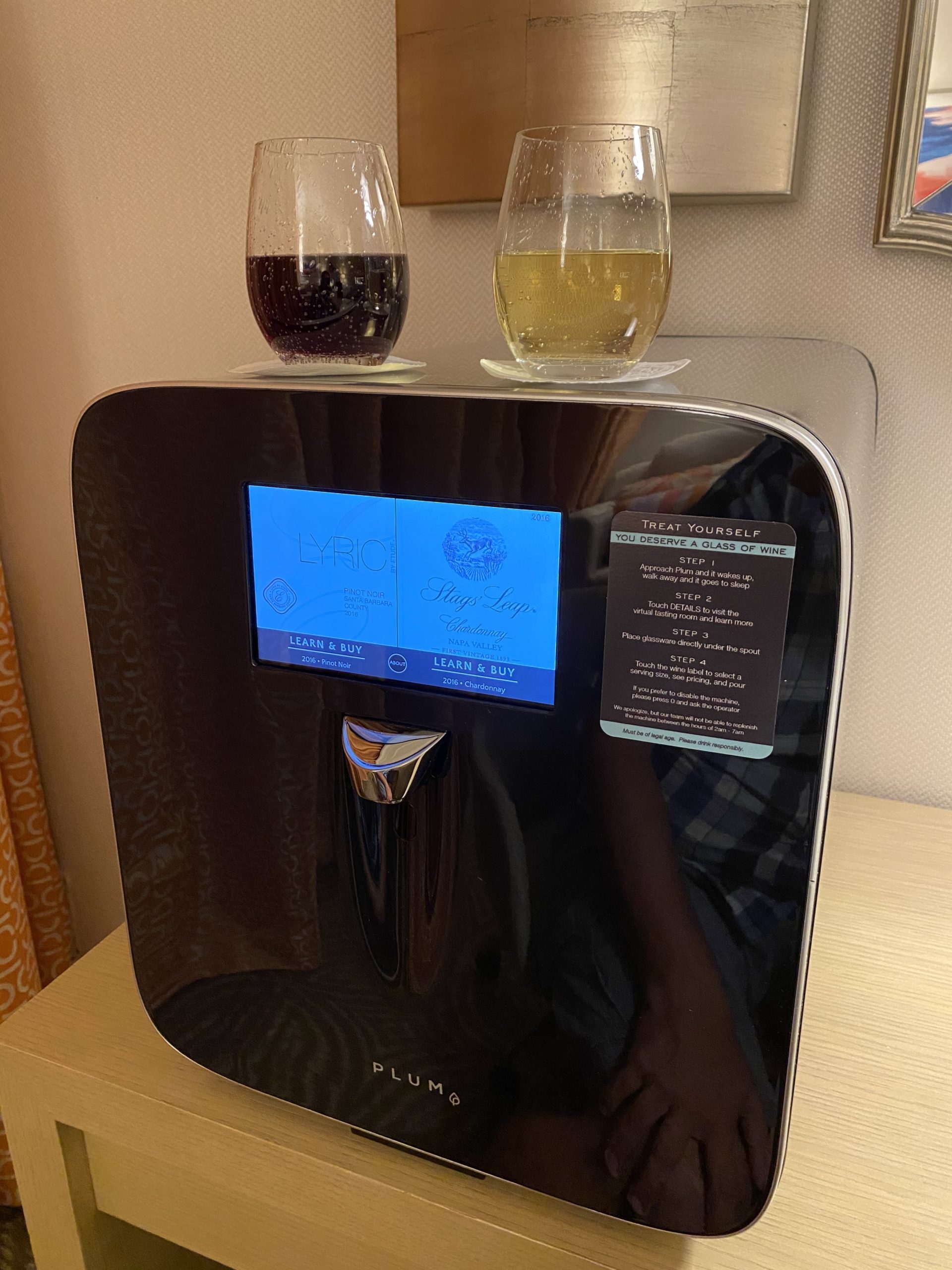 in room wine machine four seasons resort (1) - WDW News Today