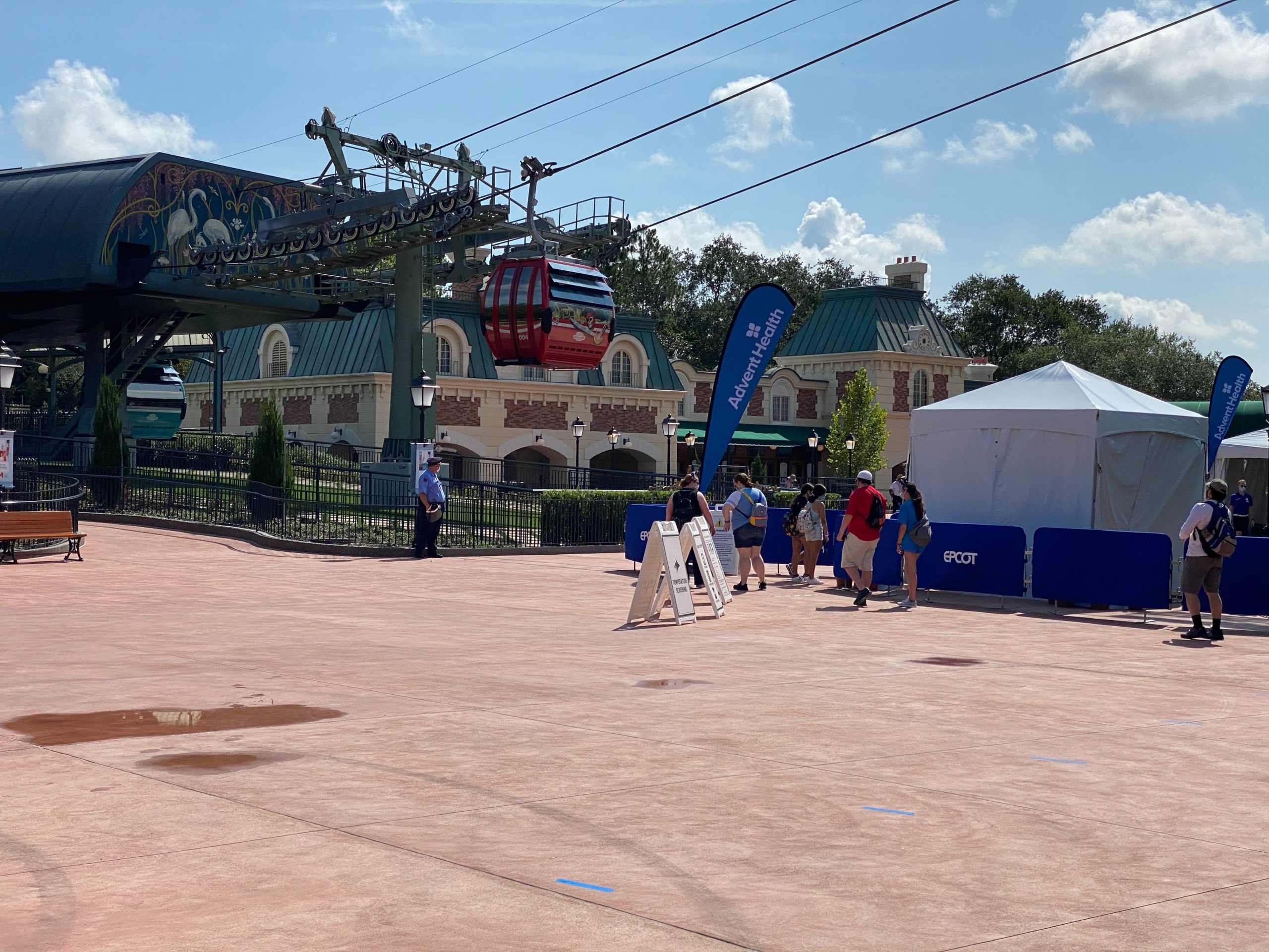 international gateway arrival experience temperature screening epcot 5 - WDW News Today