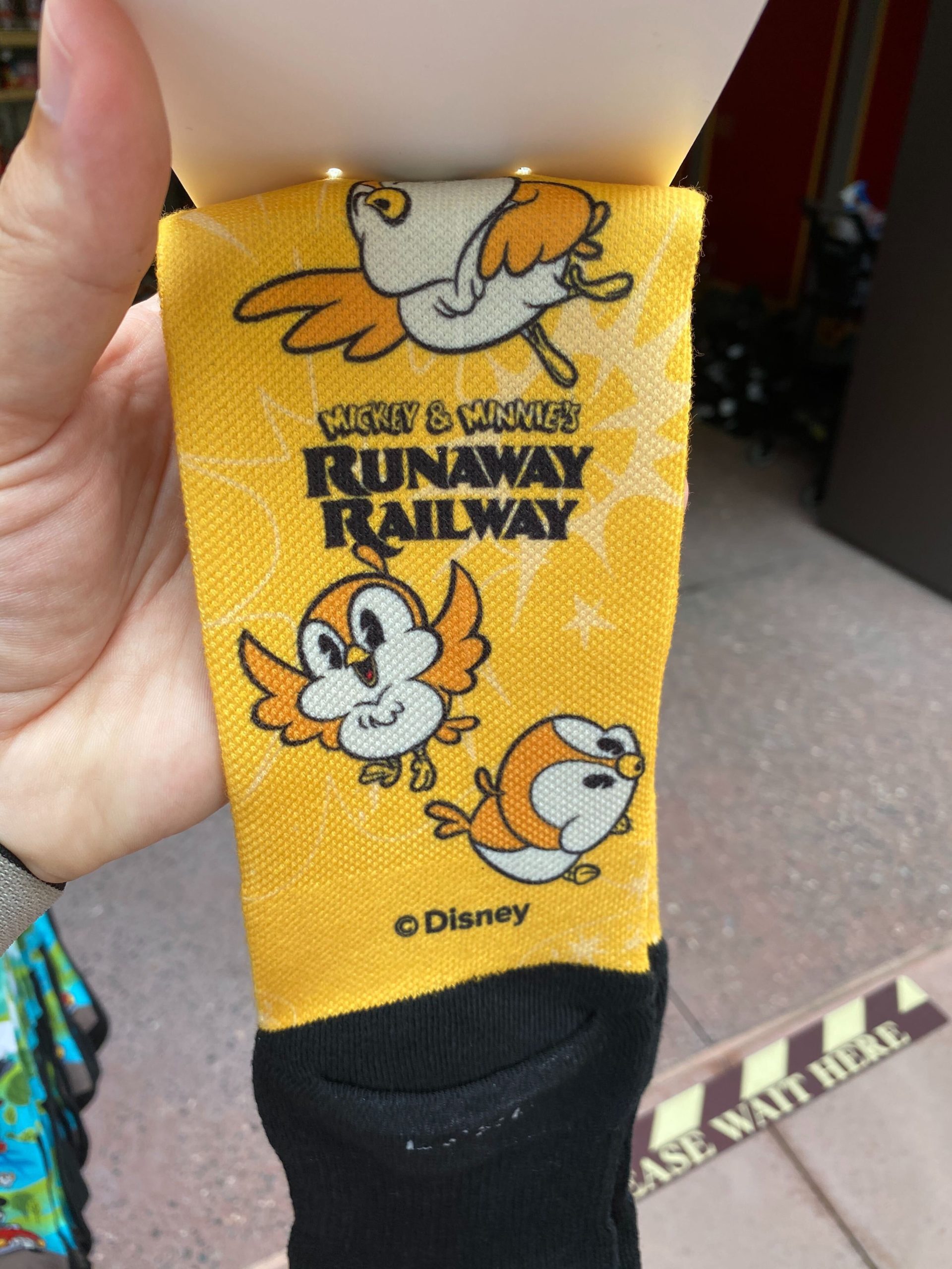 mickey & minnie's runaway railway socks disney's hollywood studios ...