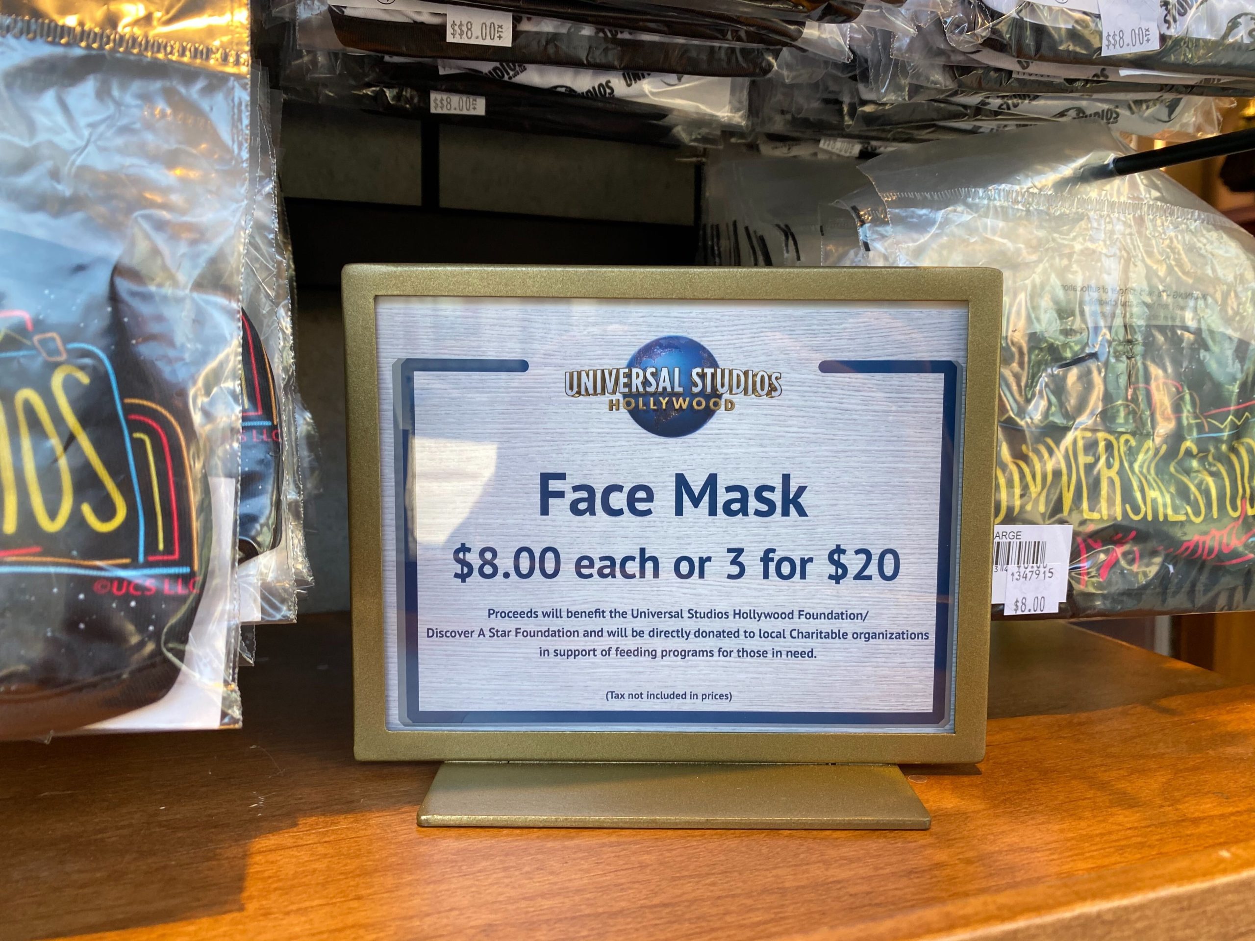 universal studios hollywood face masks citywalk store 3 - WDW News Today