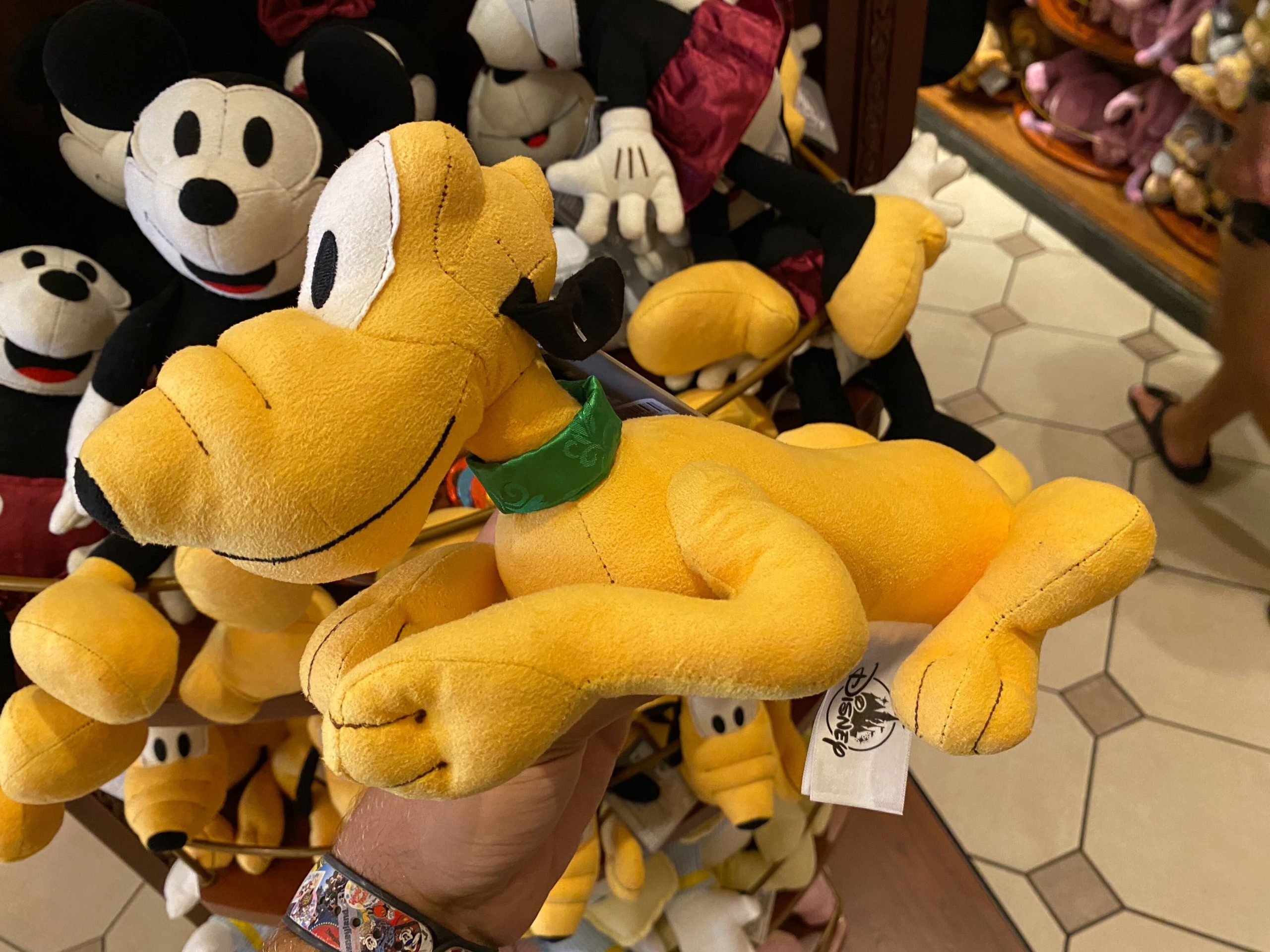 Mickey Mouse Minnie Mouse and Pluto Stitched up plush_9 - WDW News Today