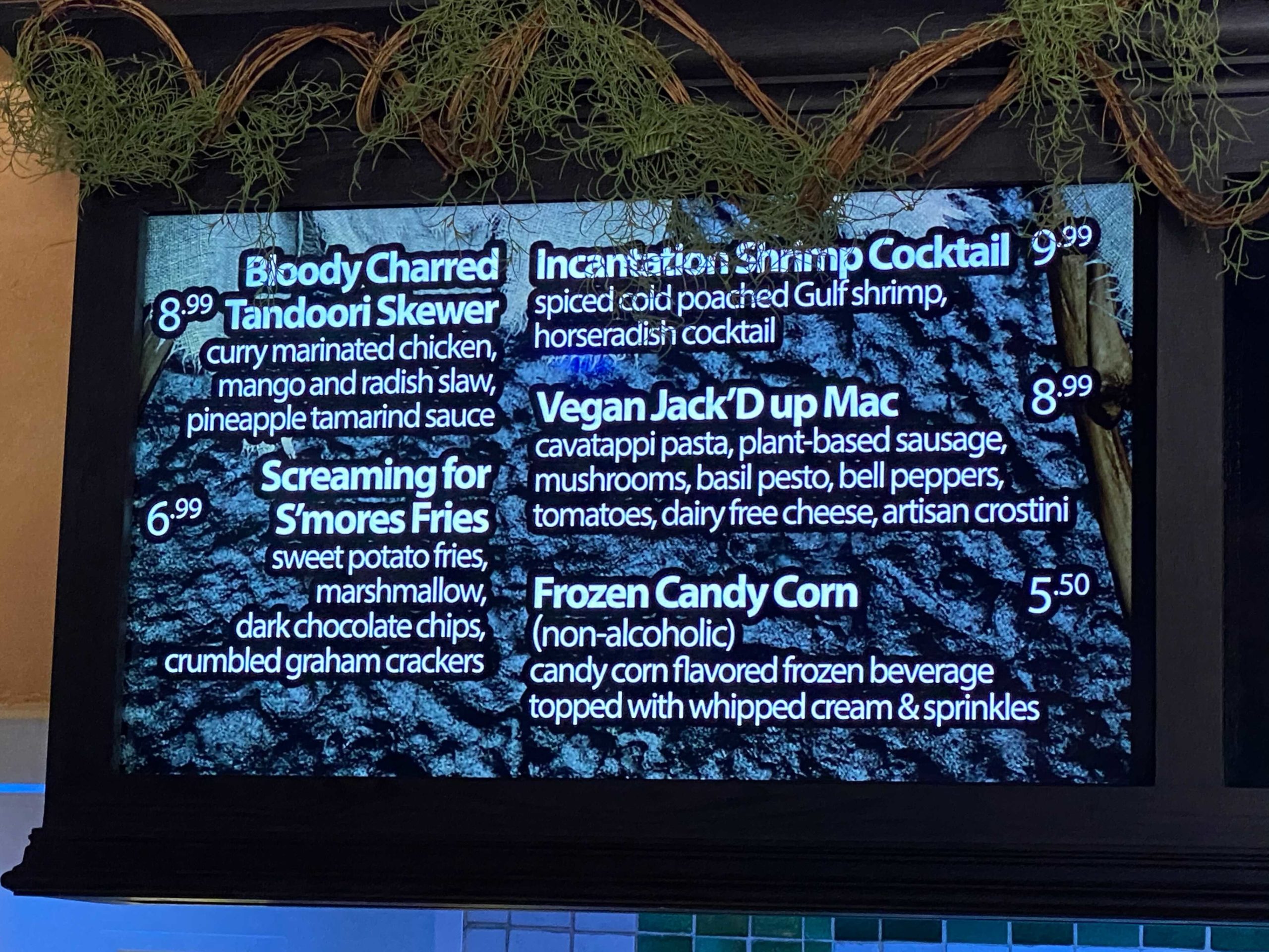 skeleton bar menu - WDW News Today
