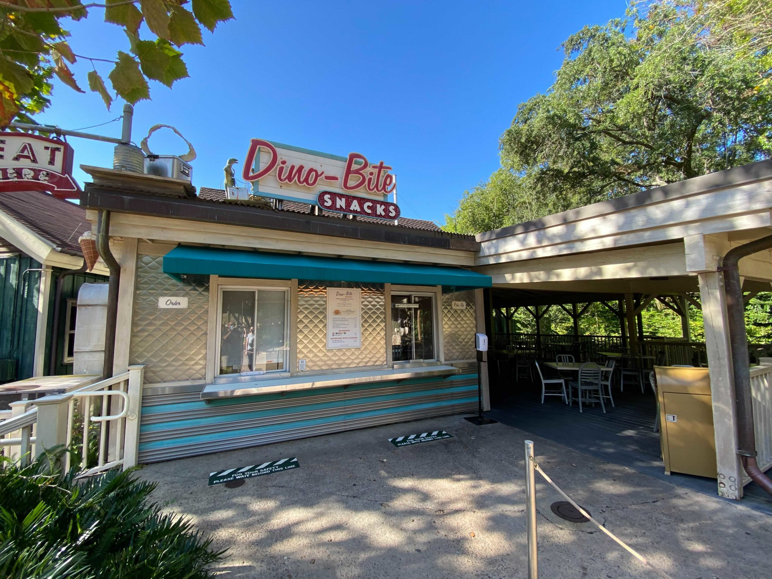 dino bite snacks exterior sign - WDW News Today