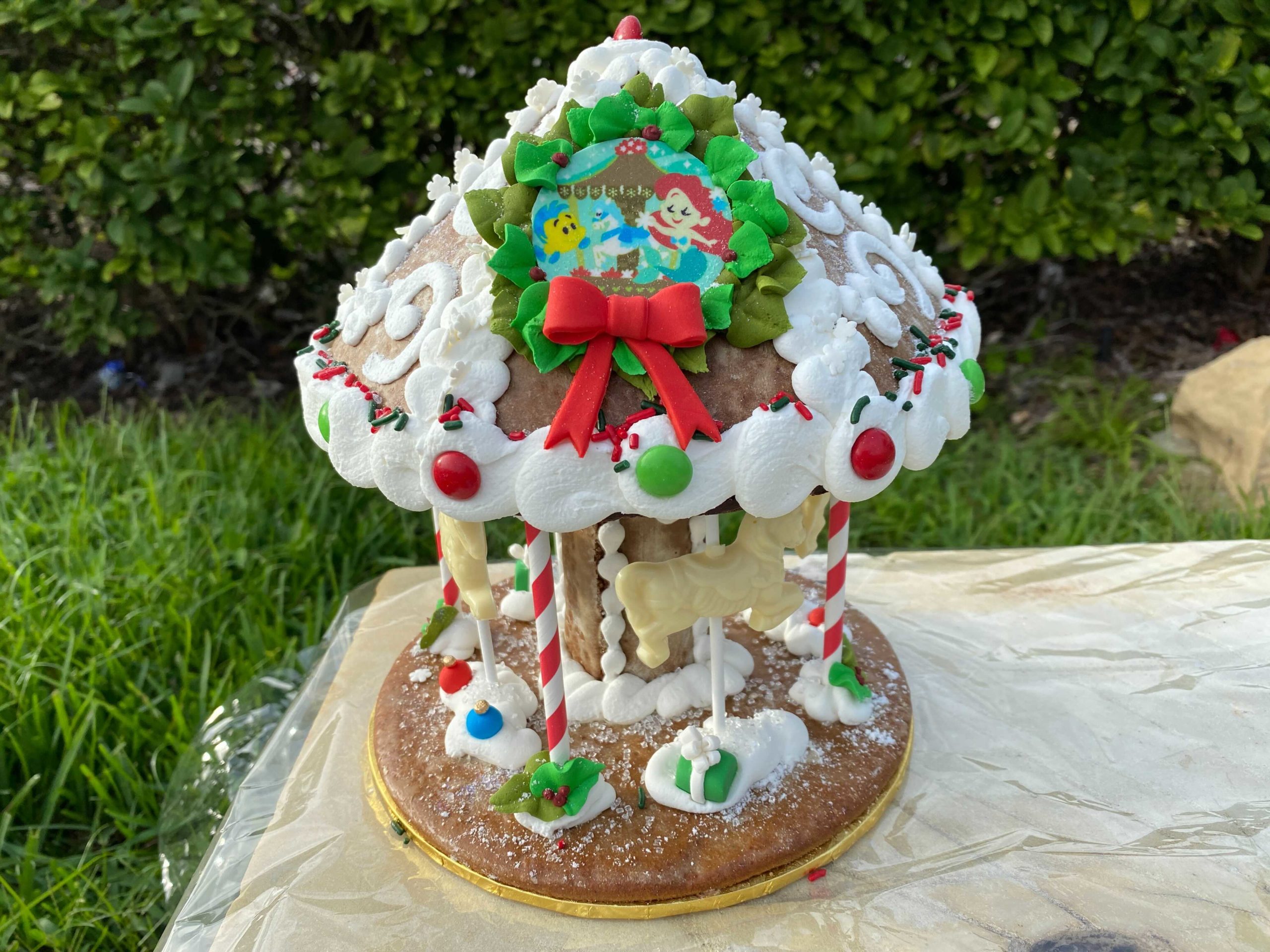 gingerbread carousel outside (4) - WDW News Today