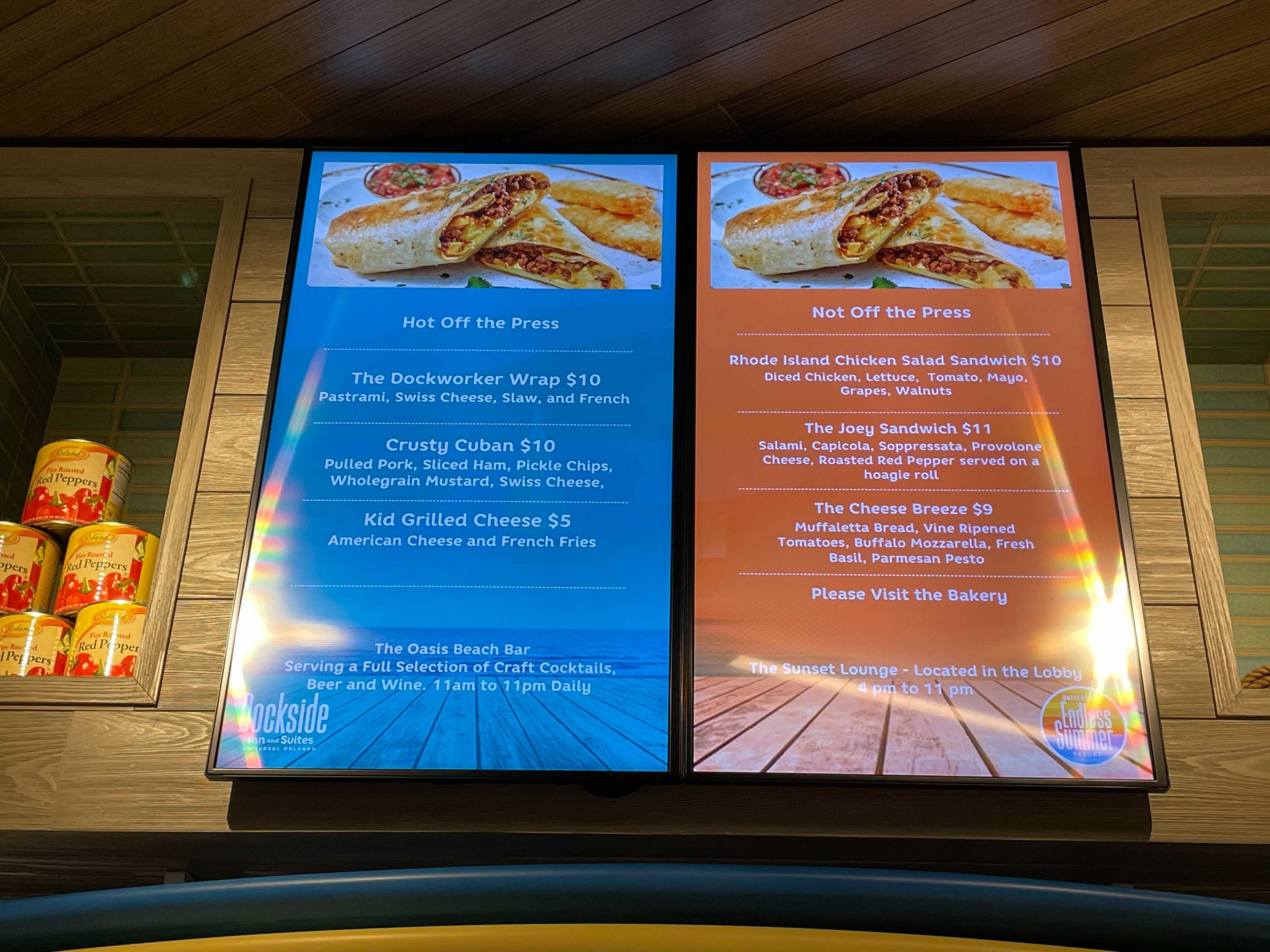 dockside food and drinks (3) - WDW News Today