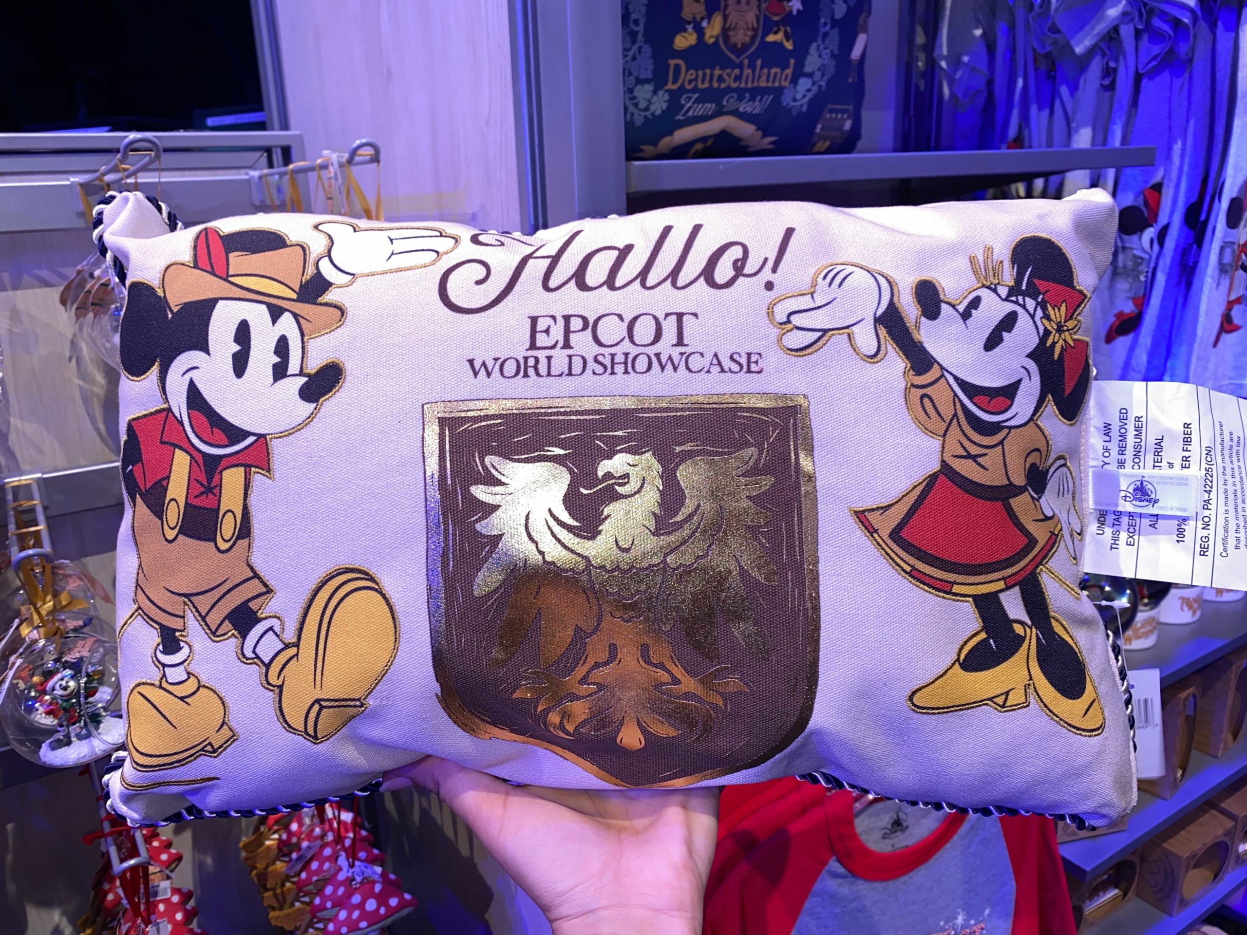 germany pavilion pillow 1 - WDW News Today