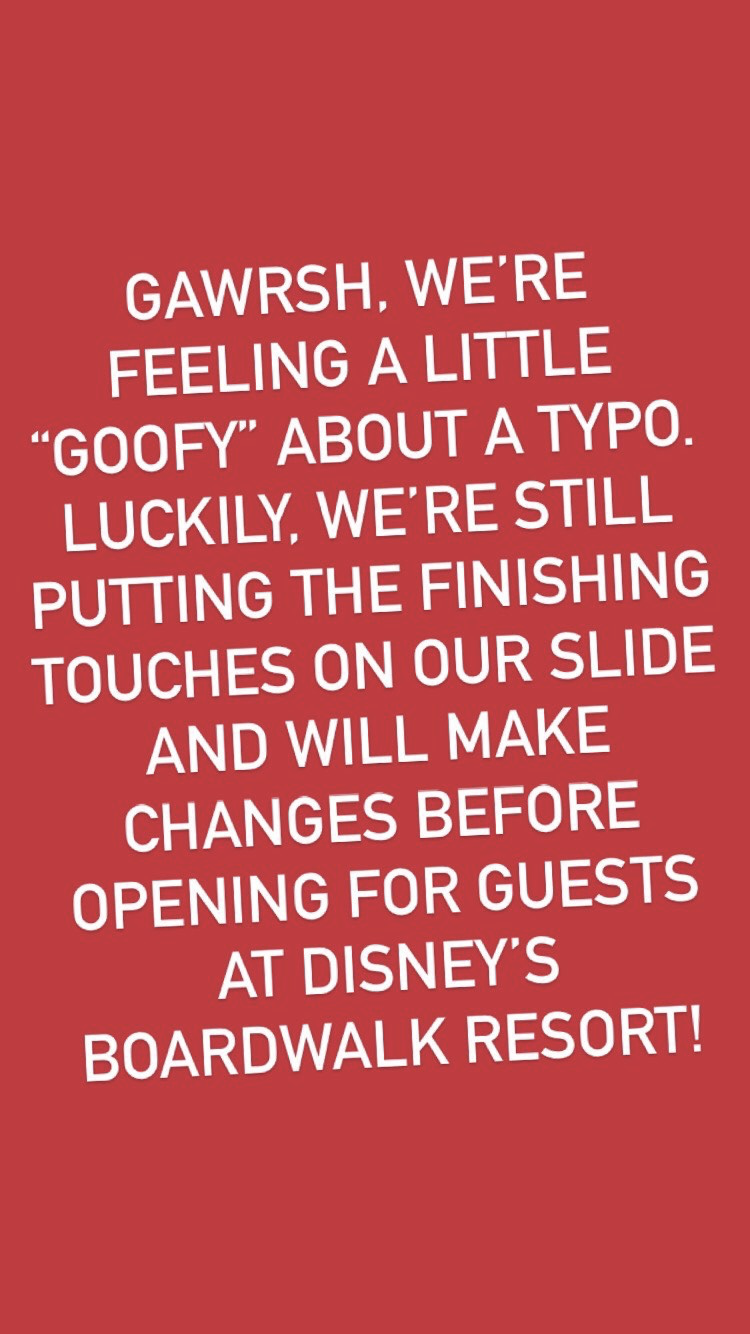 PHOTOS: Walt Disney Imagineering Corrects Infamous Typo on New Keister ...