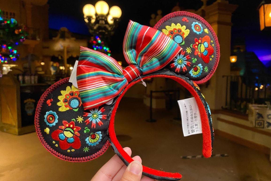 PHOTOS: NEW Embroidered Mexico Pavilion Minnie Ear Headband Arrives at ...