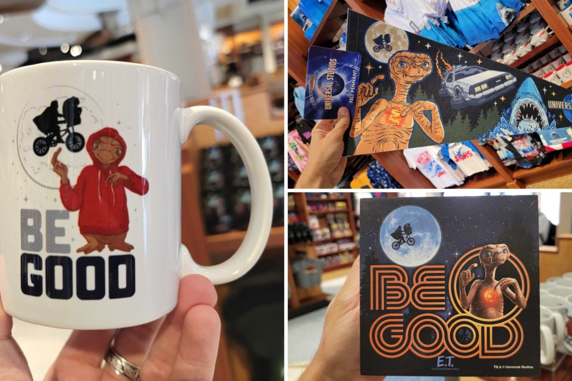New E.T. Merchandise and Classic Movies Pennant at Universal Studios ...