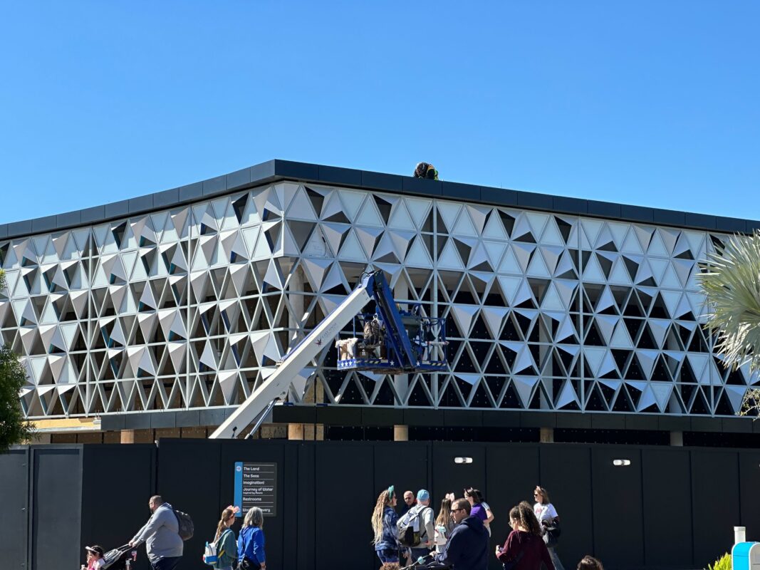 More Paneling Installed on CommuniCore Hall & More Updates at EPCOT ...