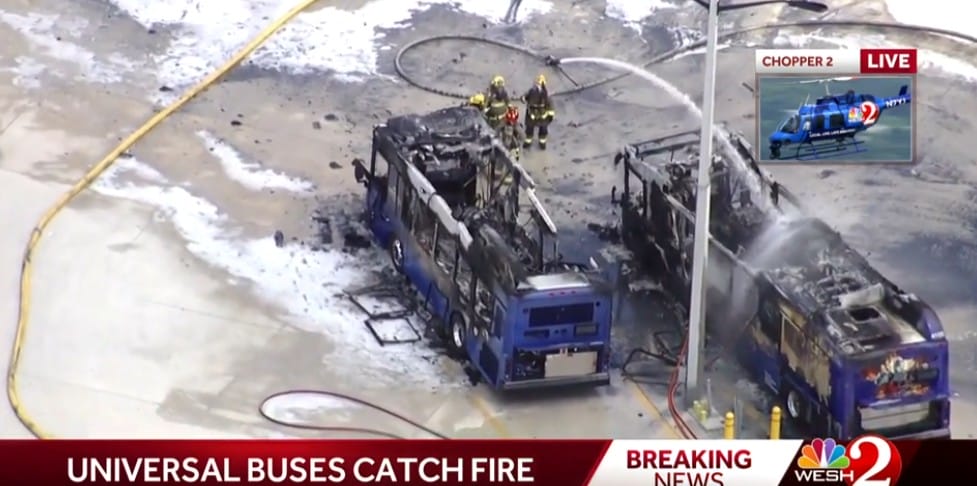 BREAKING: Two New Electric Universal Epic Universe Buses Destroyed by ...