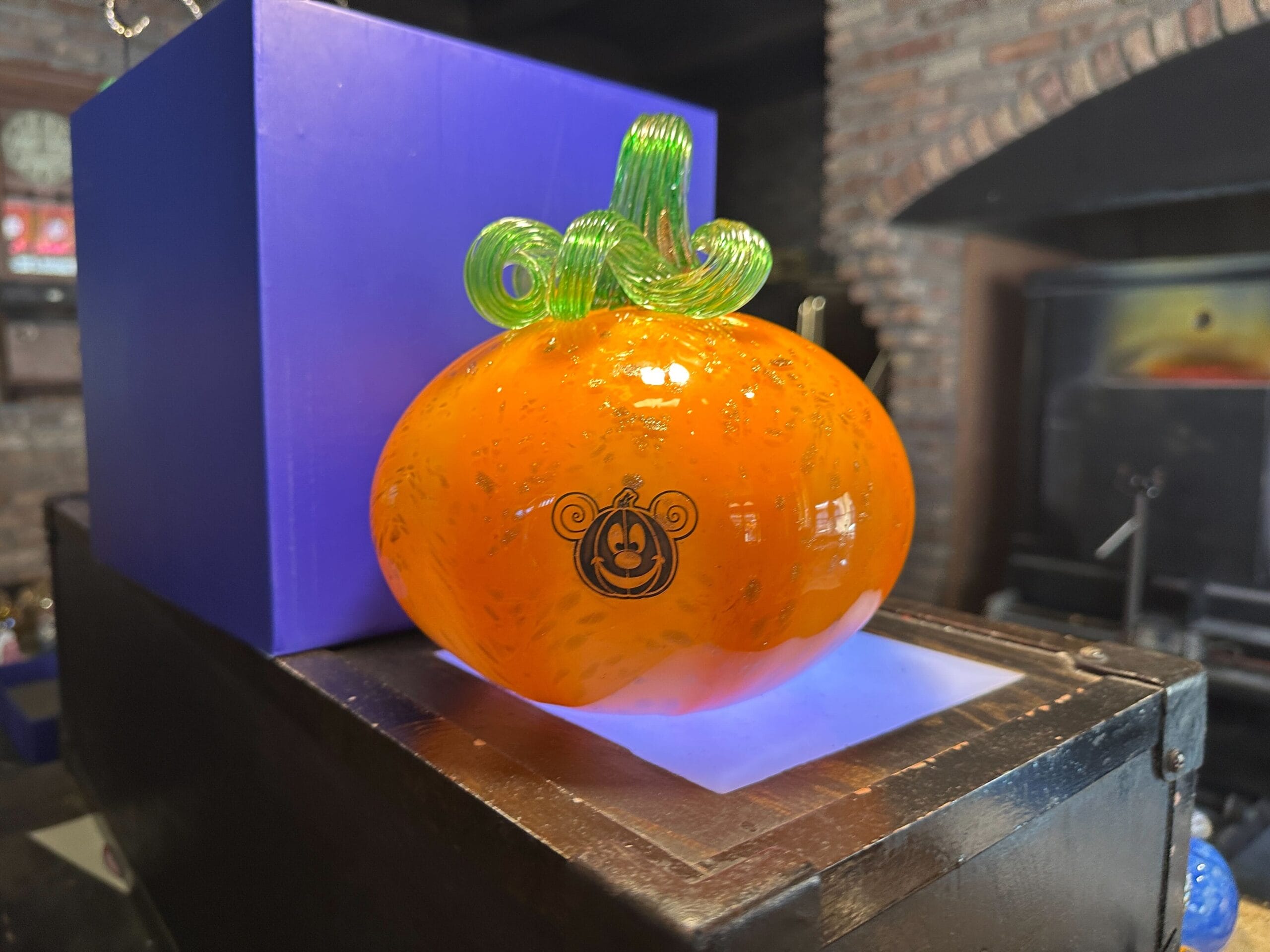 Mickey's Not So Scary Halloween Party Glass Pumpkin Now Available at ...
