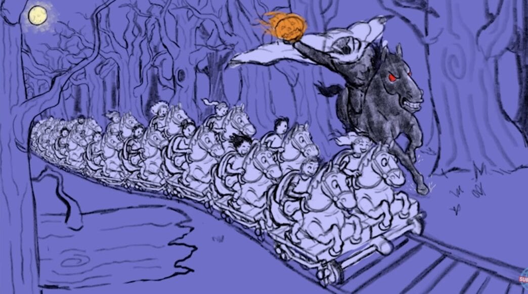 Headless Horseman Roller Coaster, Coco Ride, and The Cat From Outer ...