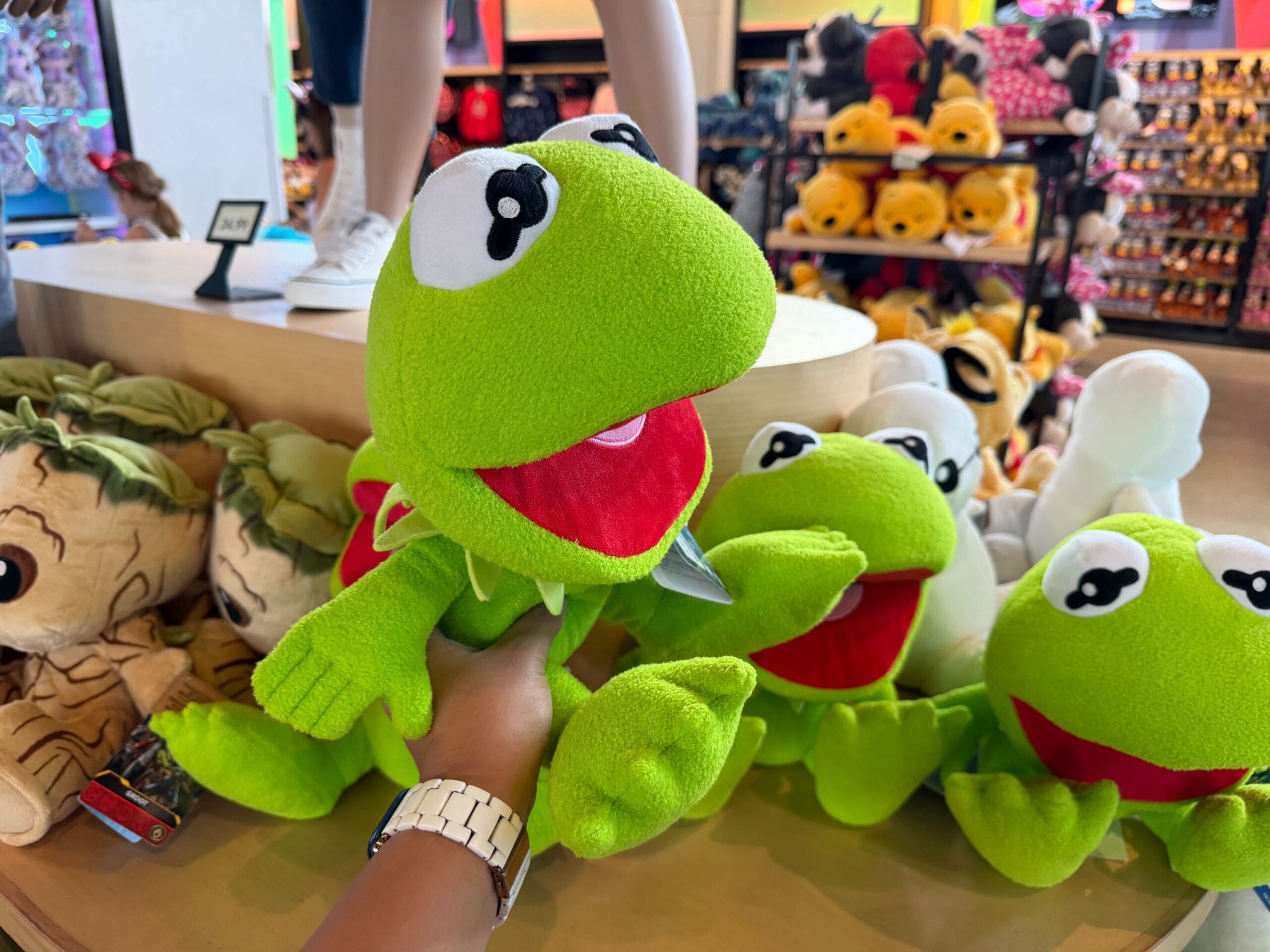 New Kermit Big Foot Plush Spotted at Walt Disney World - WDW News Today