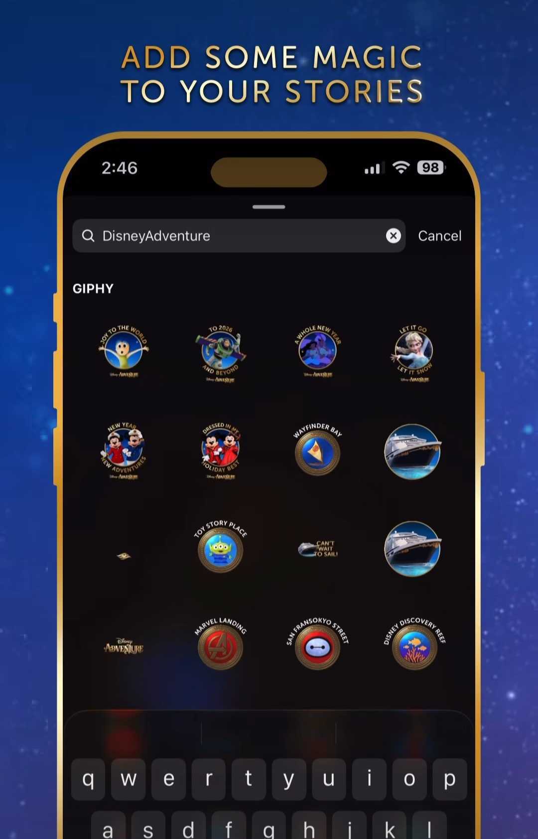 Disney Cruise Line Adventure Ship & Character Gifs Added to Instagram ...