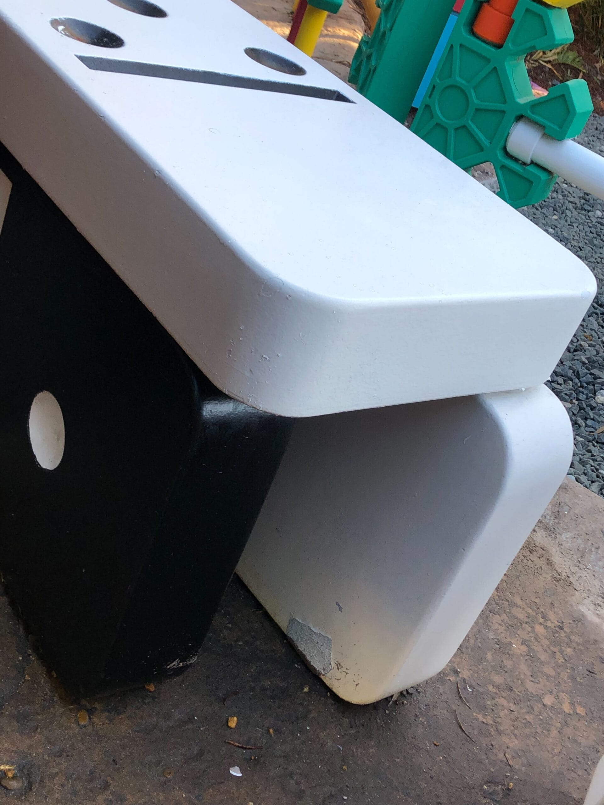 Domino Benches Return During Toy Story Land Snack Kiosk Construction ...