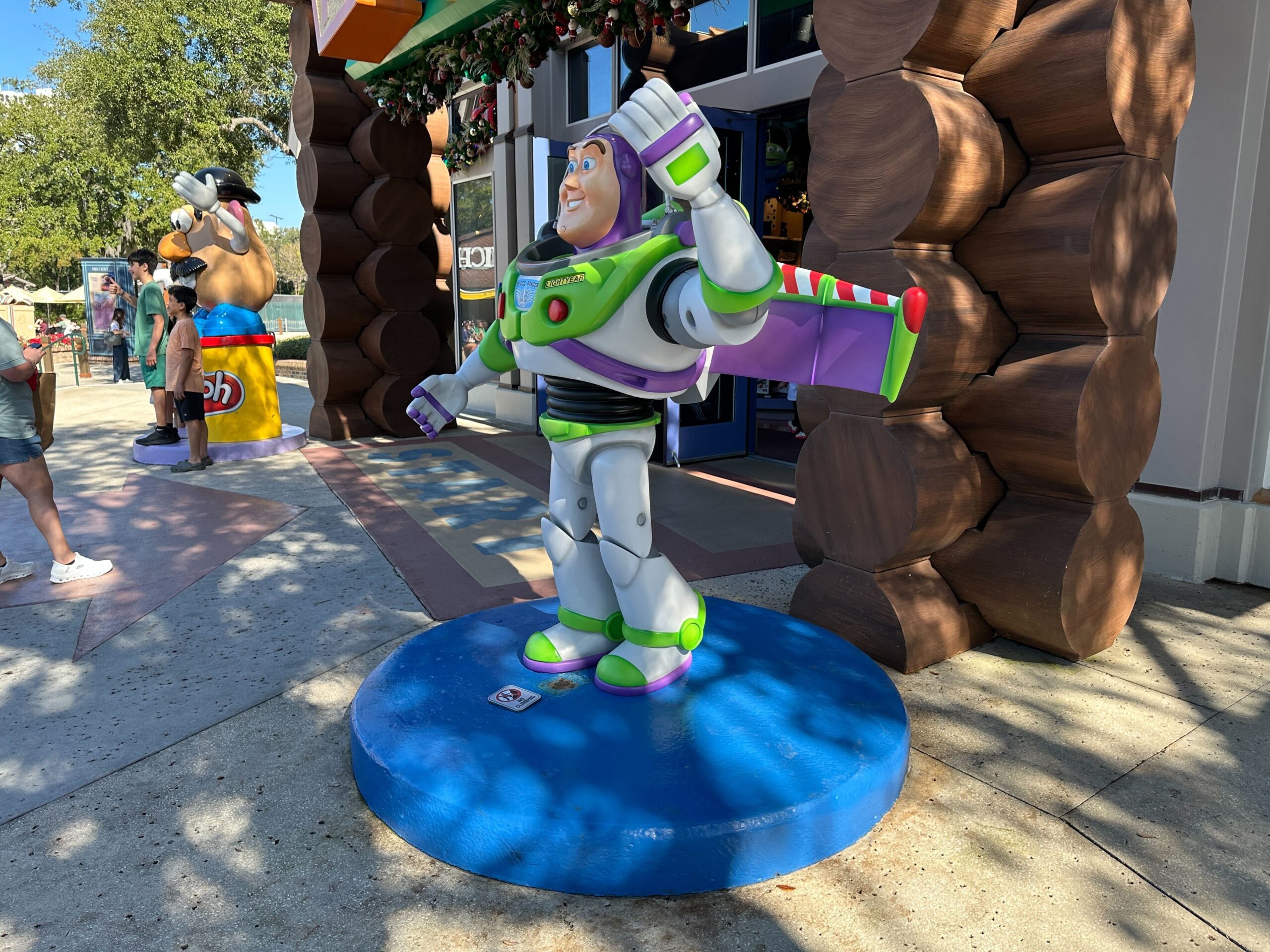 Buzz Lightyear Statue Returns to Once Upon a Toy in Disney Springs ...