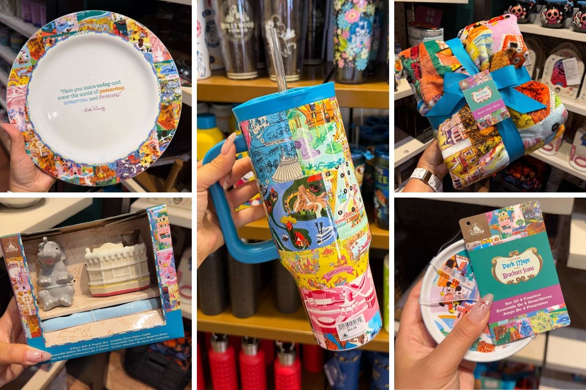 Full List of Vintage Park Map Collection Now Available at Walt Disney ...