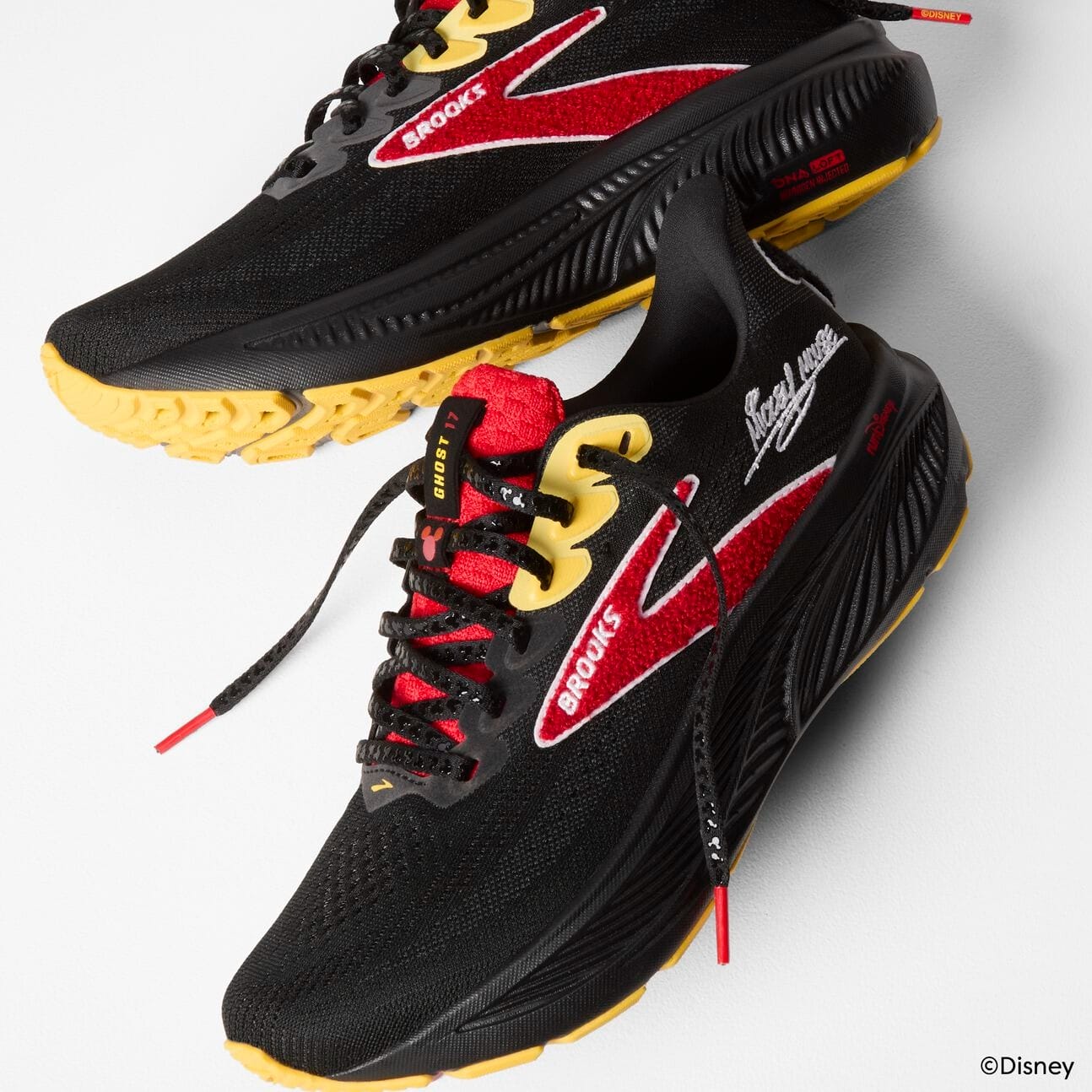 Mickey, Chip 'n' Dale, and Stitch Brooks Running Shoes Now Available ...