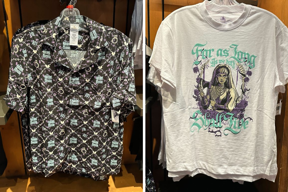 Two Haunted Mansion Shirts Now Available at Disney World - WDW News Today