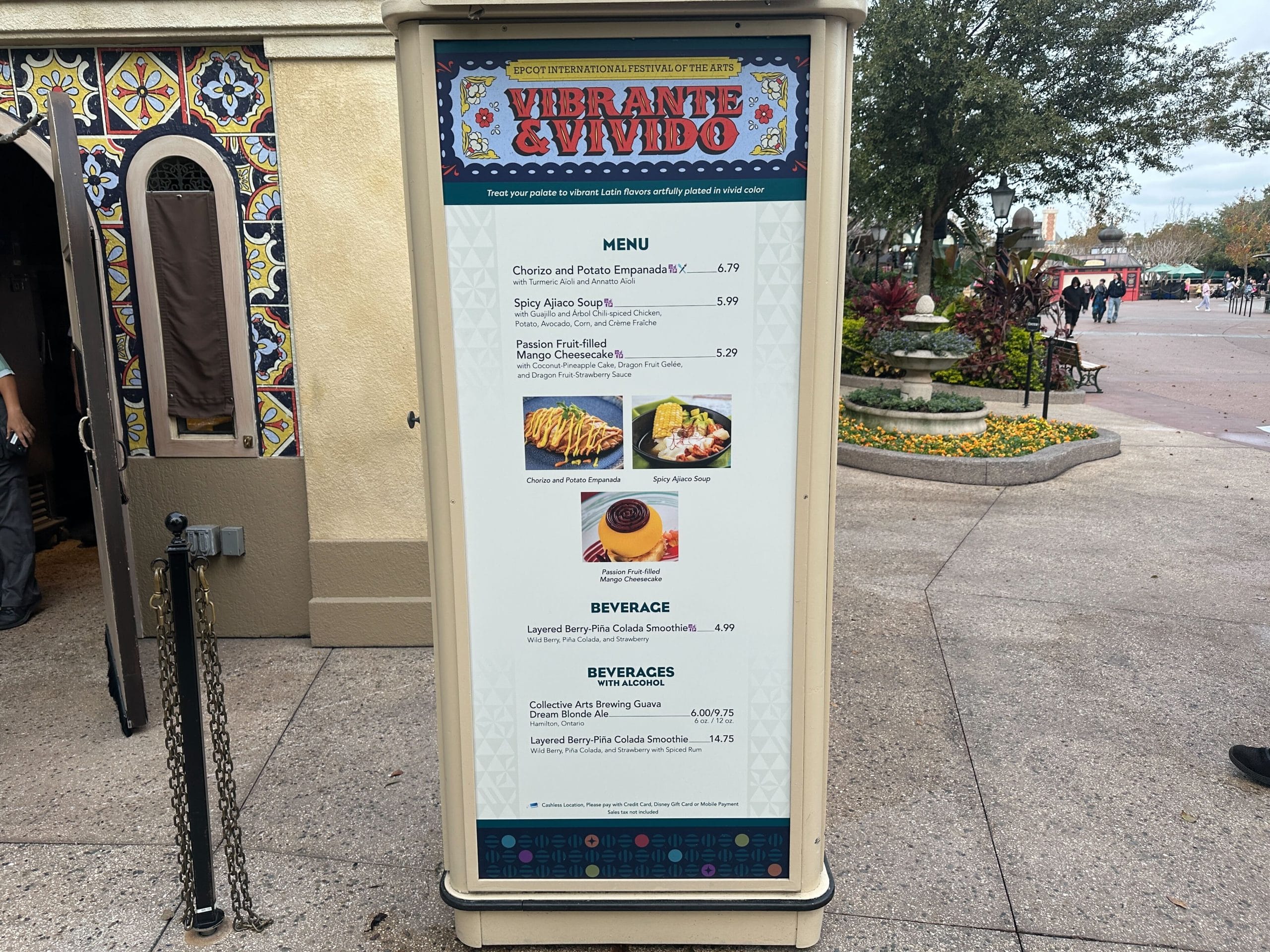 Full Menus with Prices Posted for 2026 EPCOT Festival of the Arts - WDW ...