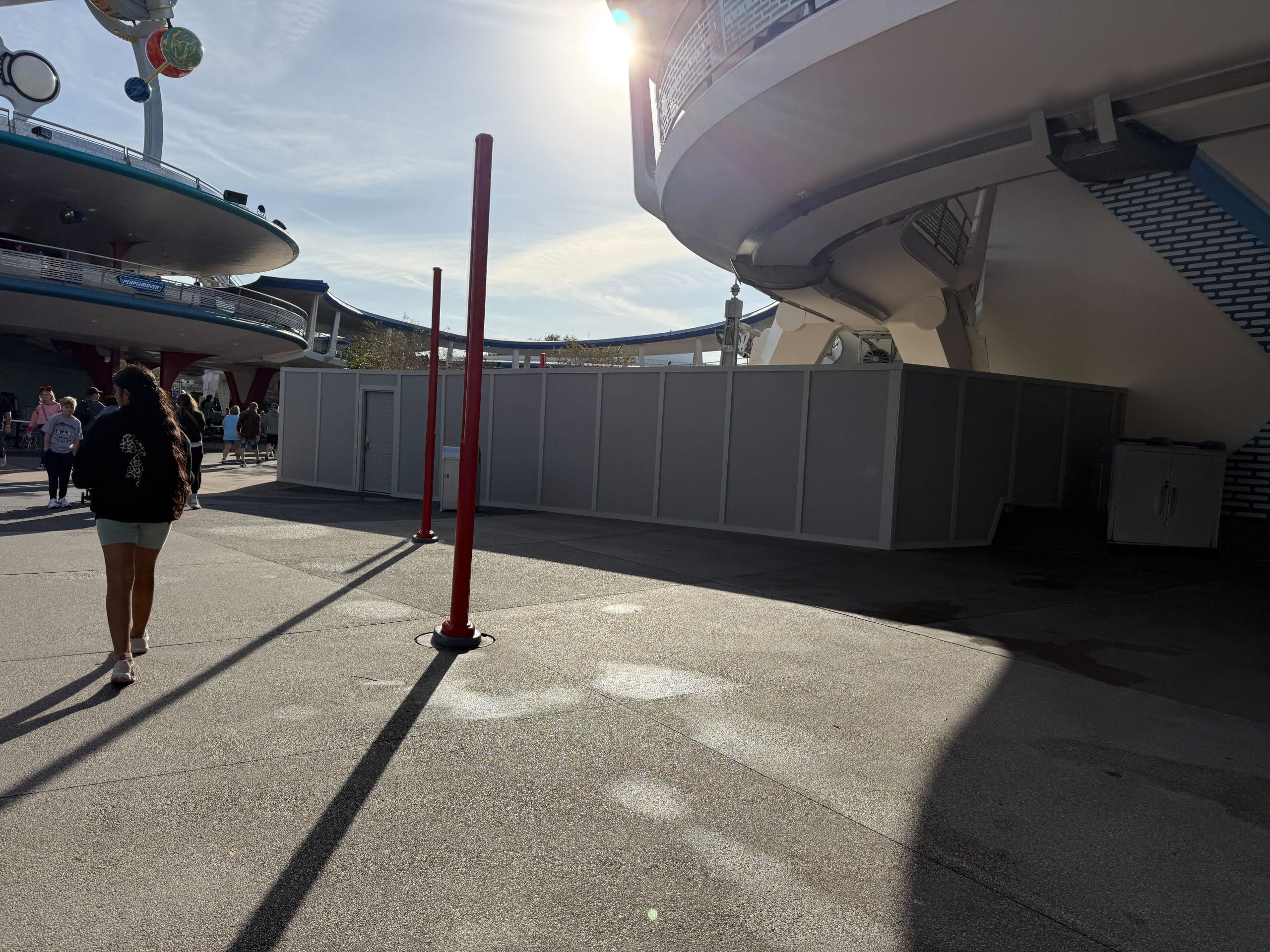 Construction Walls Go Up at Buzz Lightyear's Space Ranger Spin Entrance ...