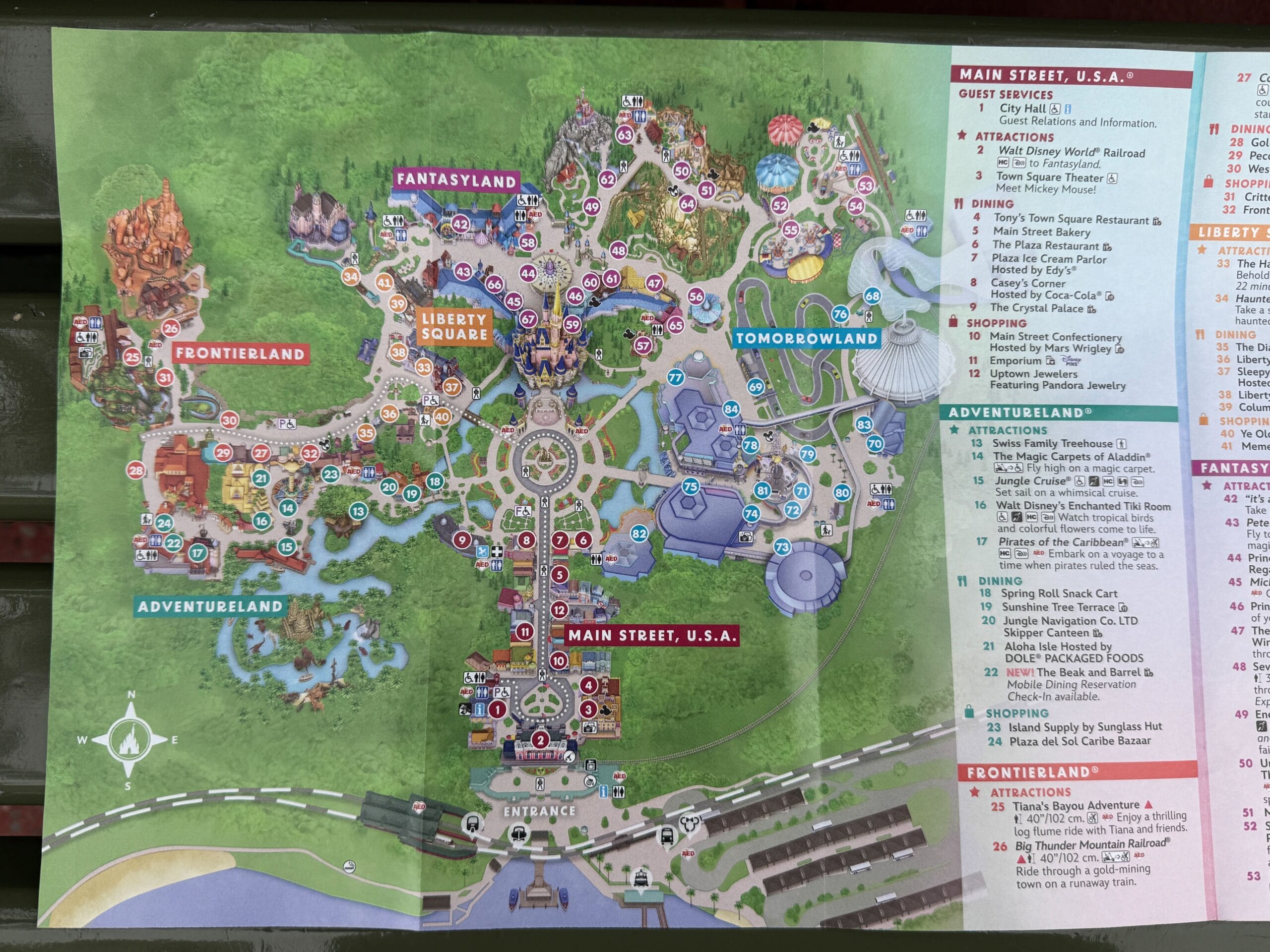 Updated 2026 Magic Kingdom Guidemap Includes New Buzz Lightyear's Space ...