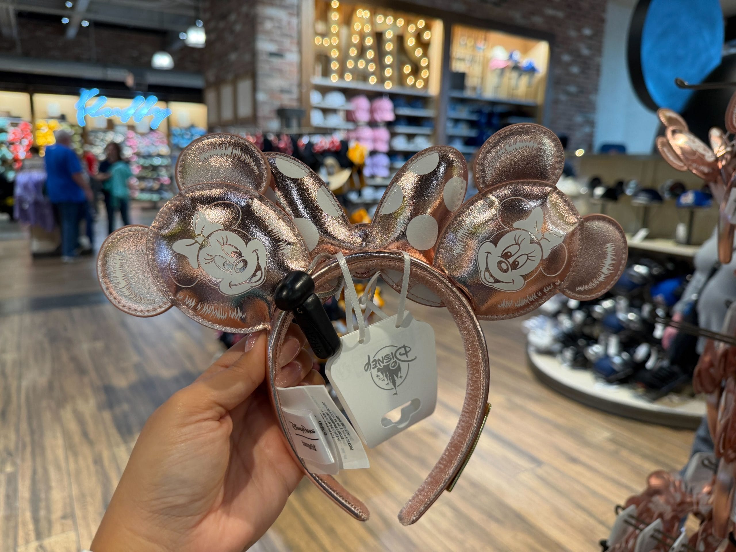 Rose Gold Minnie Balloon Ear Headband at Walt Disney World - WDW News Today